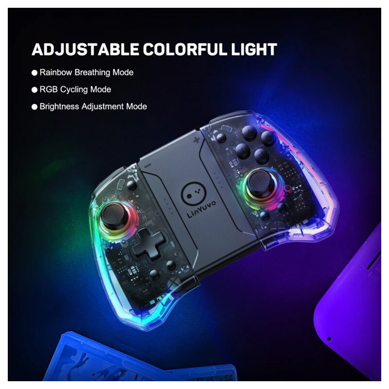Joy-Con Bluetooth Controller Vibrant RGB